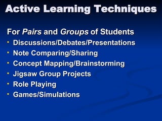 Active Learning F08 | PPT
