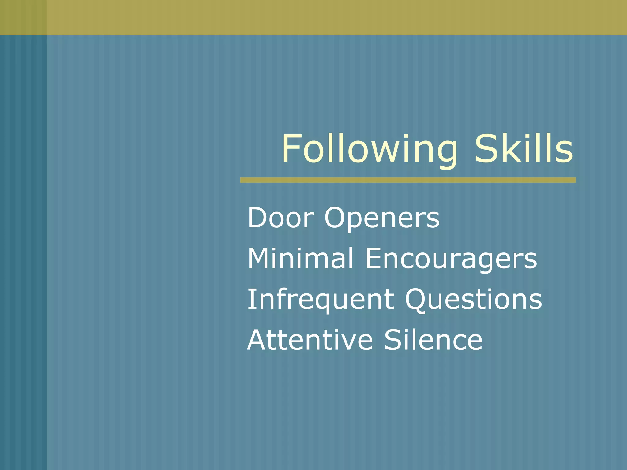 Active Listening | PPS