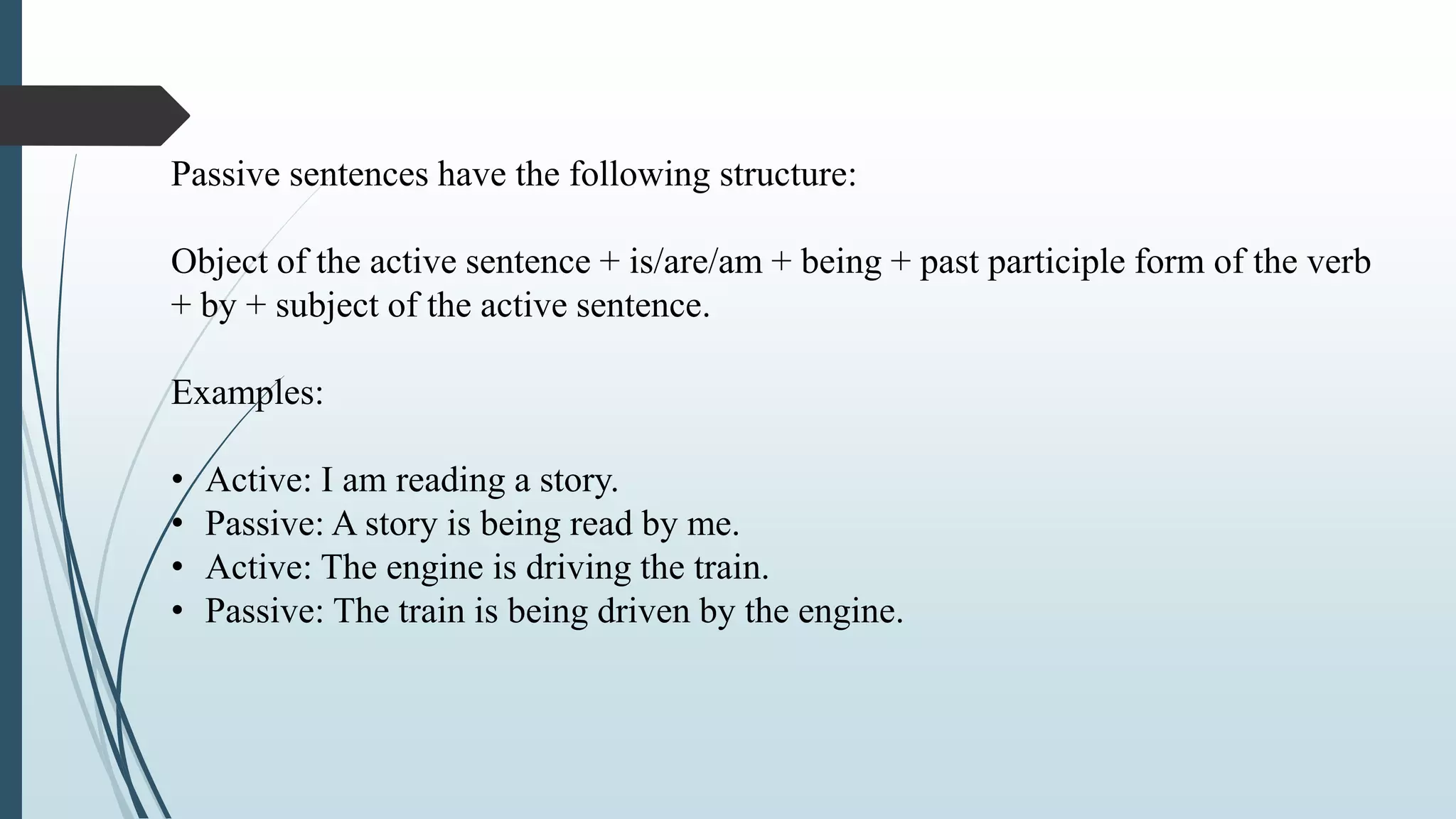 Active pasive-voice-continuous | PPT