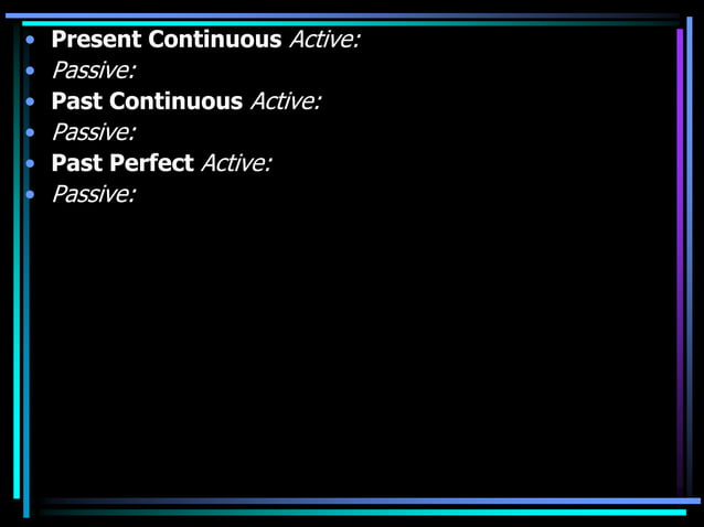 active-passive - task.ppt