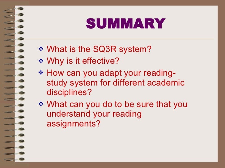 Active Reading--SQ3R