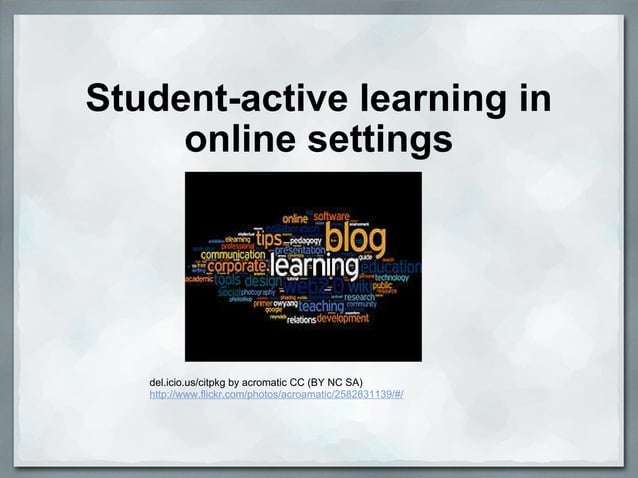 Active student-learning | PPT
