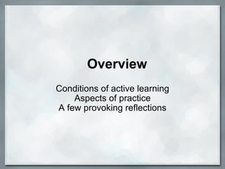 Active student-learning | PPT