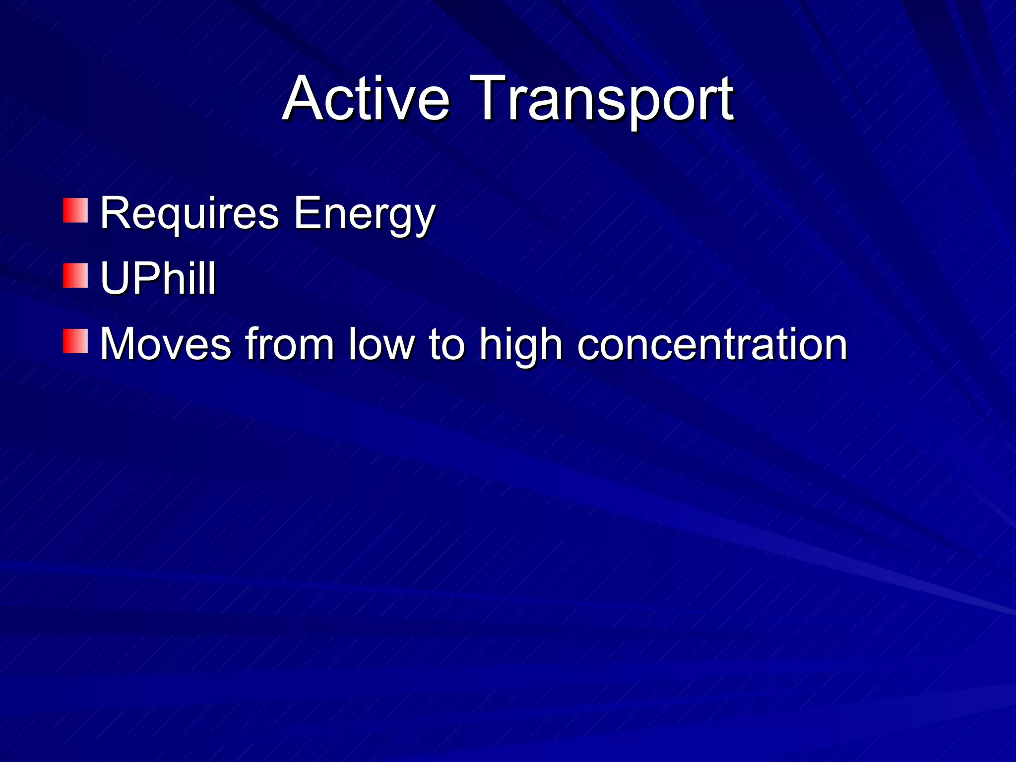 Active Transport | PPT
