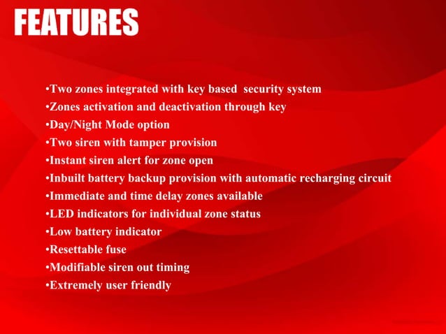 Active 108 - Commercial, Bank Security Burglar Alarm System | PPT