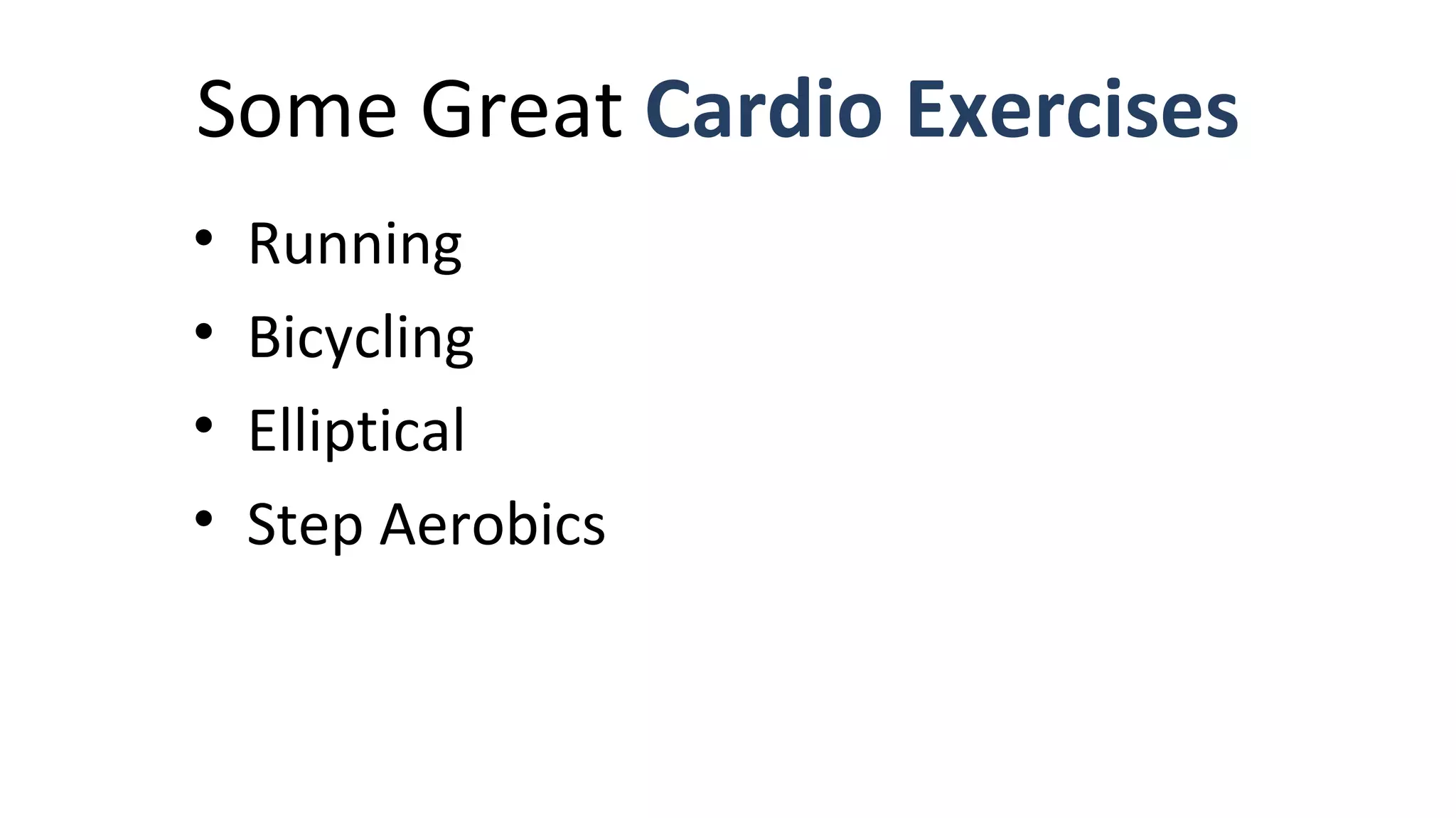 Cardio Exercise What Is It? | PPT