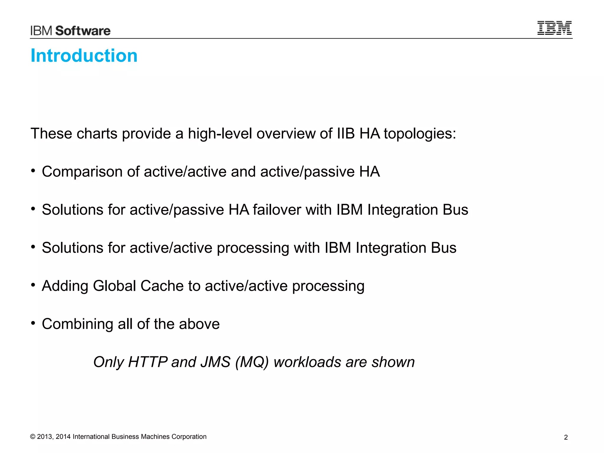 IBM Integration Bus High Availability Overview | PDF