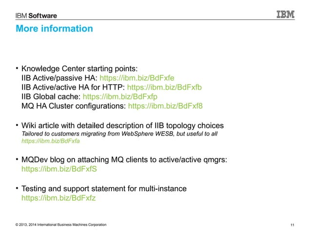 IBM Integration Bus High Availability Overview | PDF