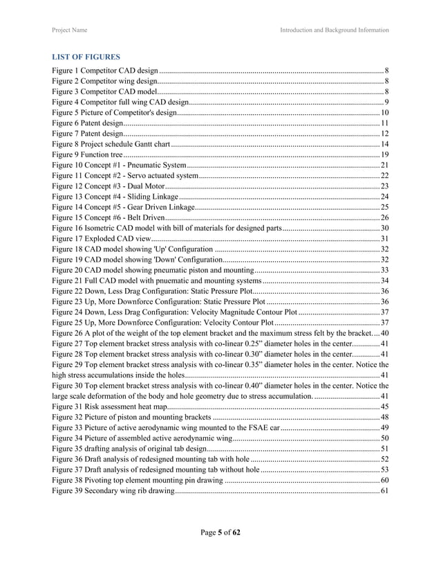 Active aero mems411 design report stamped | PDF