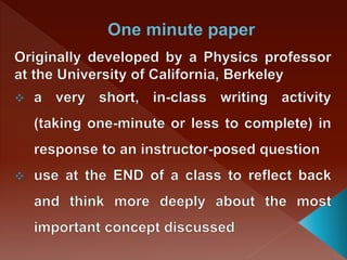 Active and collaborative learning | PPTX | Educational Assessment | Education