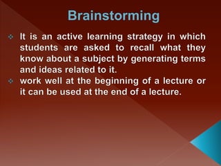 Active and collaborative learning | PPTX | Educational Assessment ...
