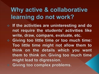 Active and collaborative learning | PPTX