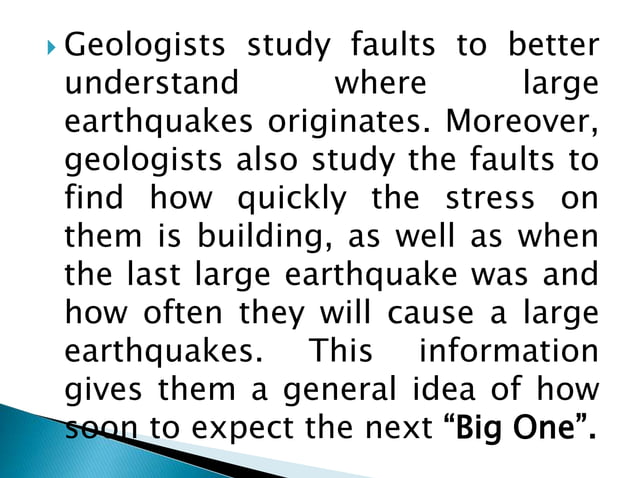 Active and inactive faults | PPTX