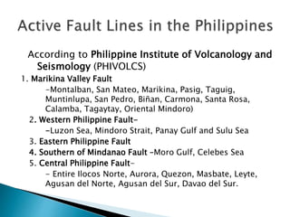 Active and inactive faults | PPTX