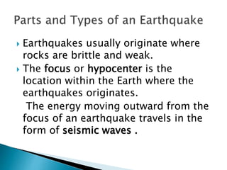 Active and inactive faults | PPTX