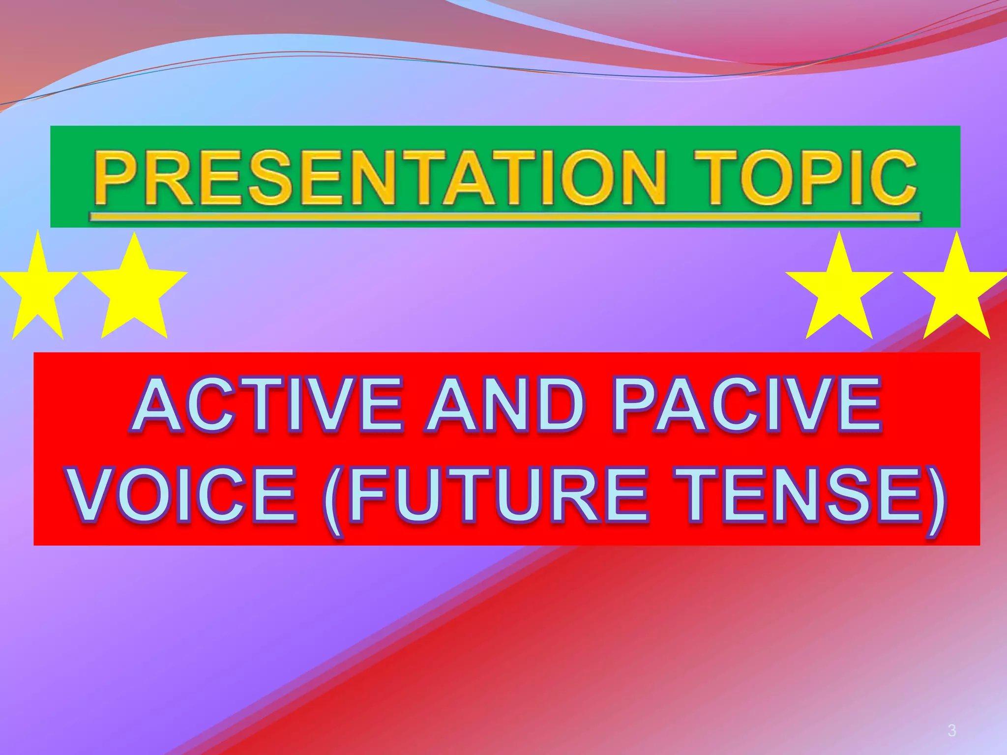 Active and passive | PPTX