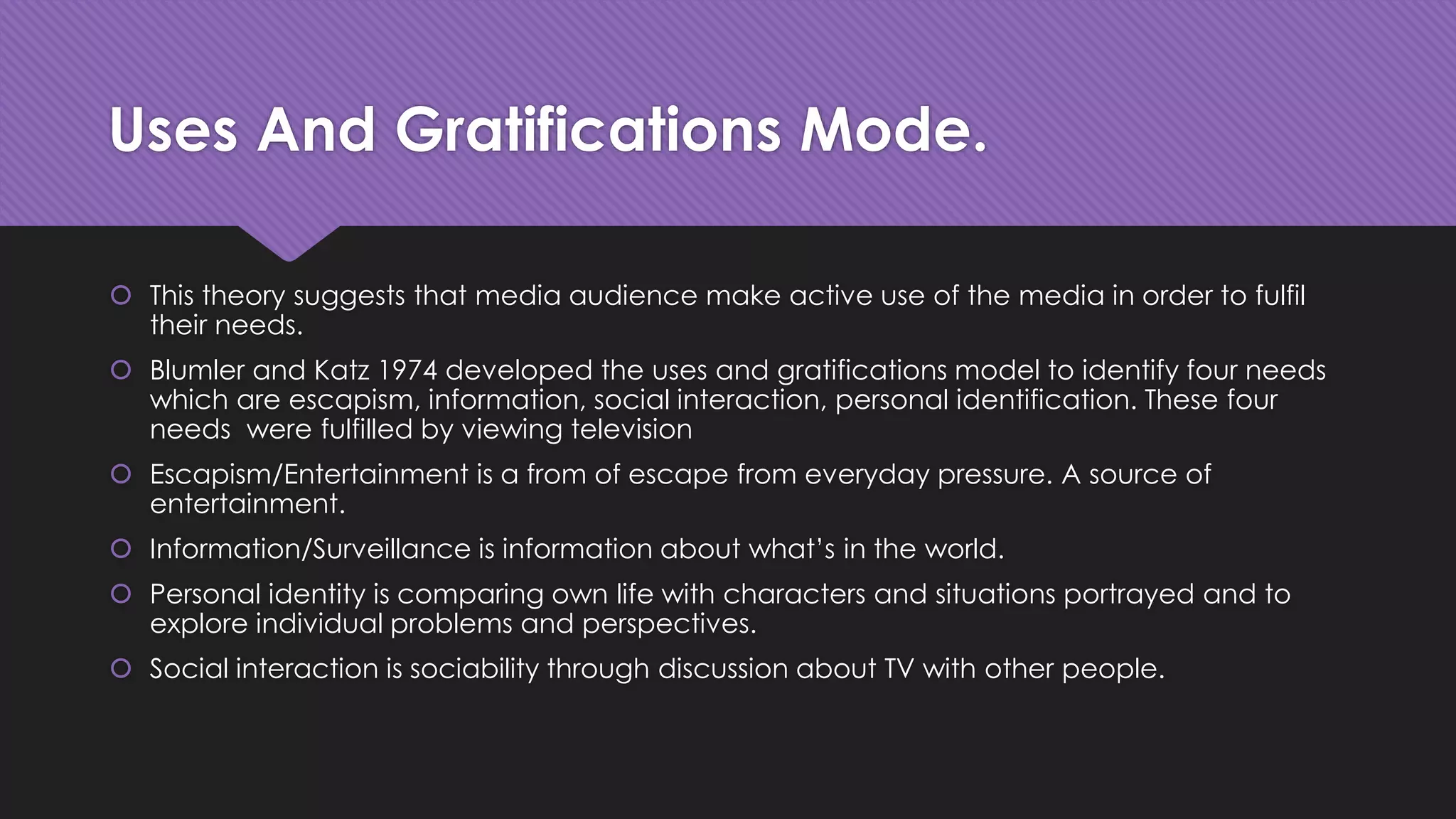 Active and passive audience theory | PPTX