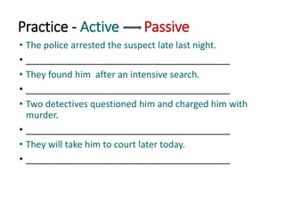 Active and Passive | PPT