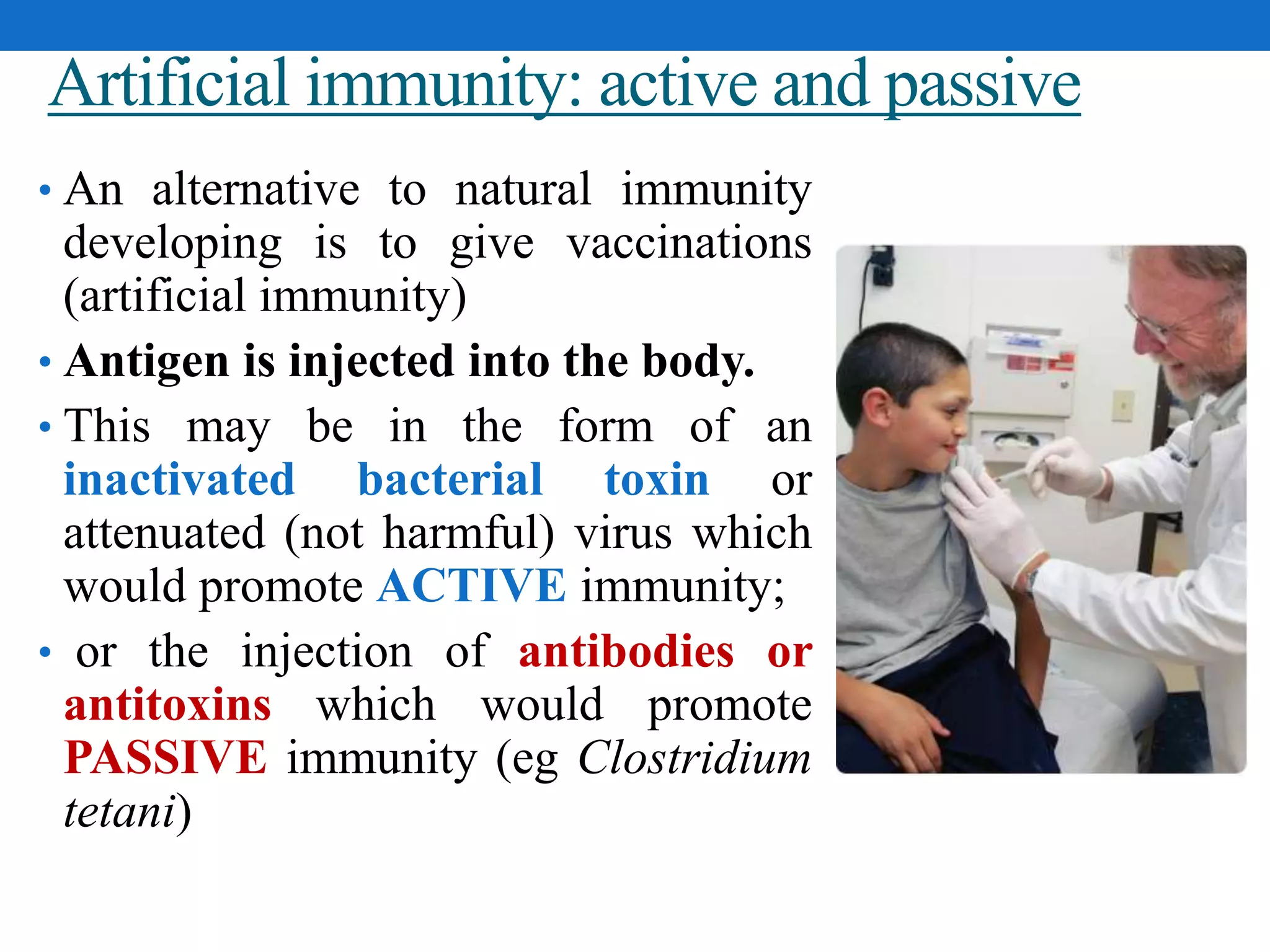 Active and passive immunity | PPTX