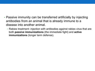 Active and passive immunity | PPTX