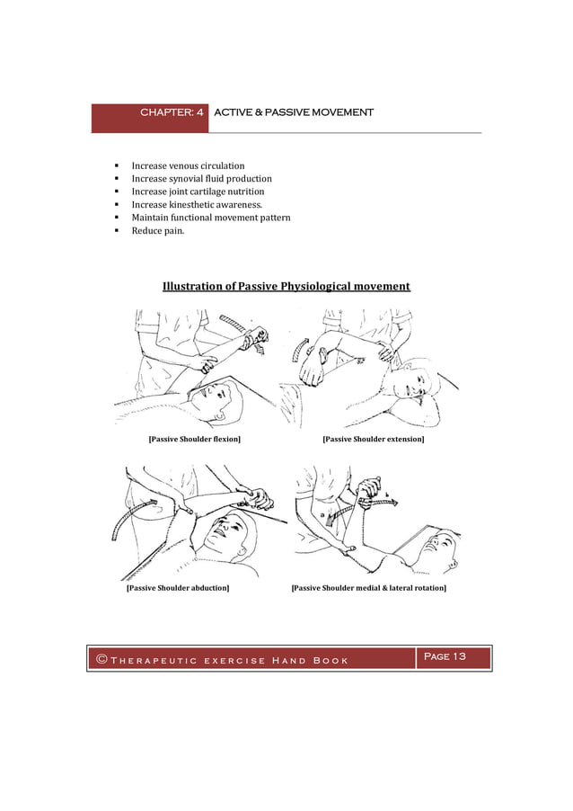 Active and passive movement | PDF | Physical Therapy | Wellness