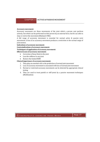 Active and passive movement | PDF