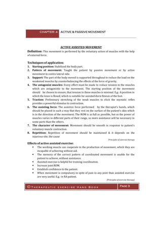 Active and passive movement | PDF