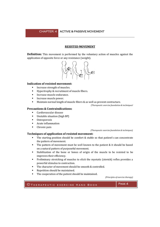Active and passive movement | PDF | Physical Therapy | Wellness