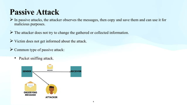 Active and Passive Network Attacks | PPTX | Information and Network ...