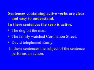 Active and passive_verbs | PPT