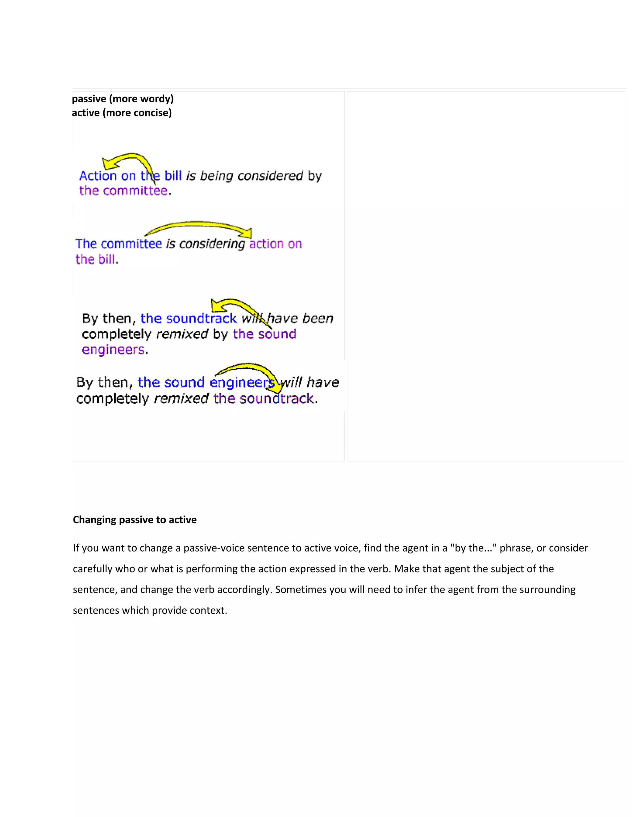 Active And Passive Voice | DOC