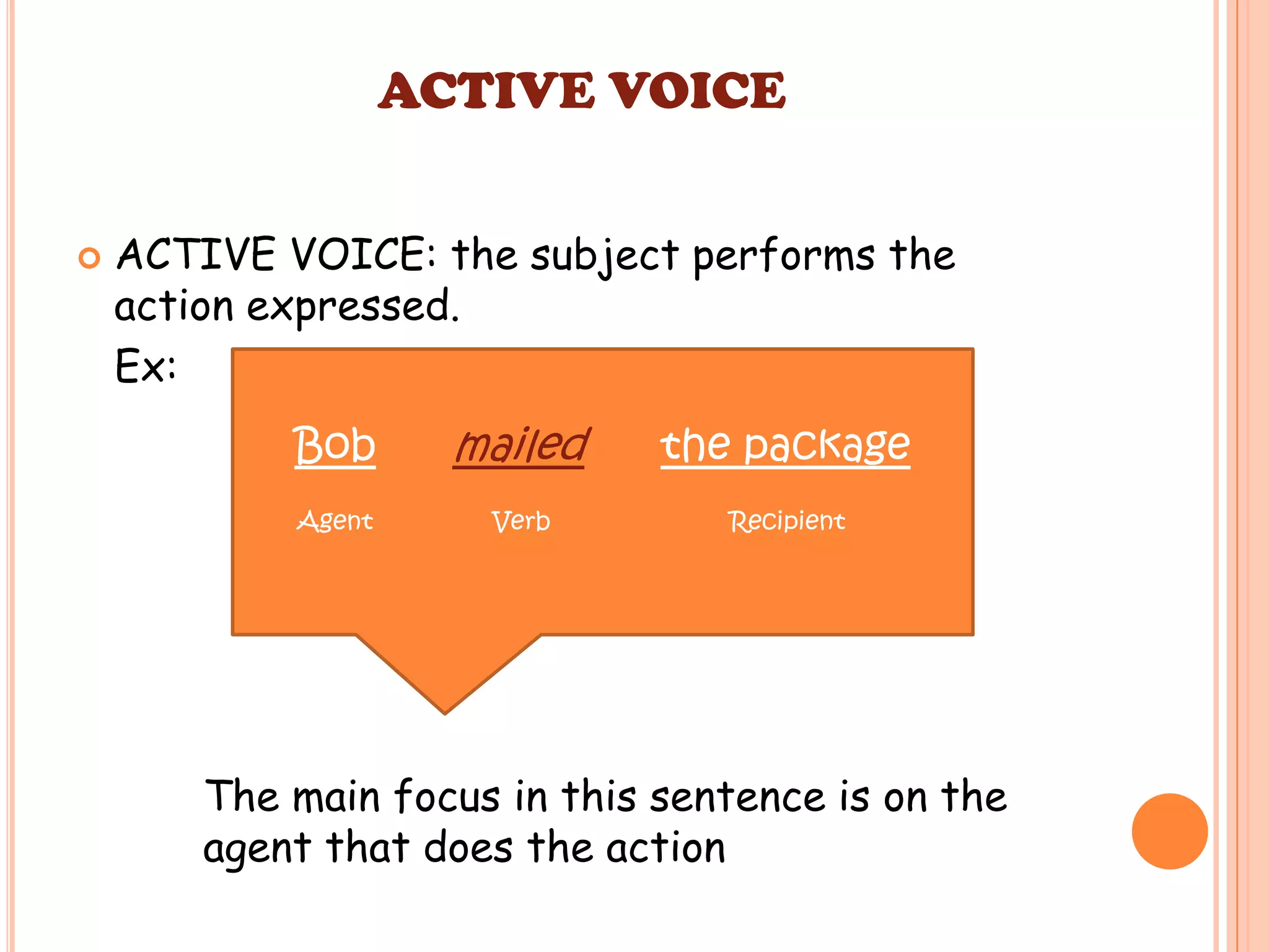 Active and passive voice | PPTX