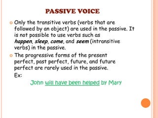 Active and passive voice | PPTX