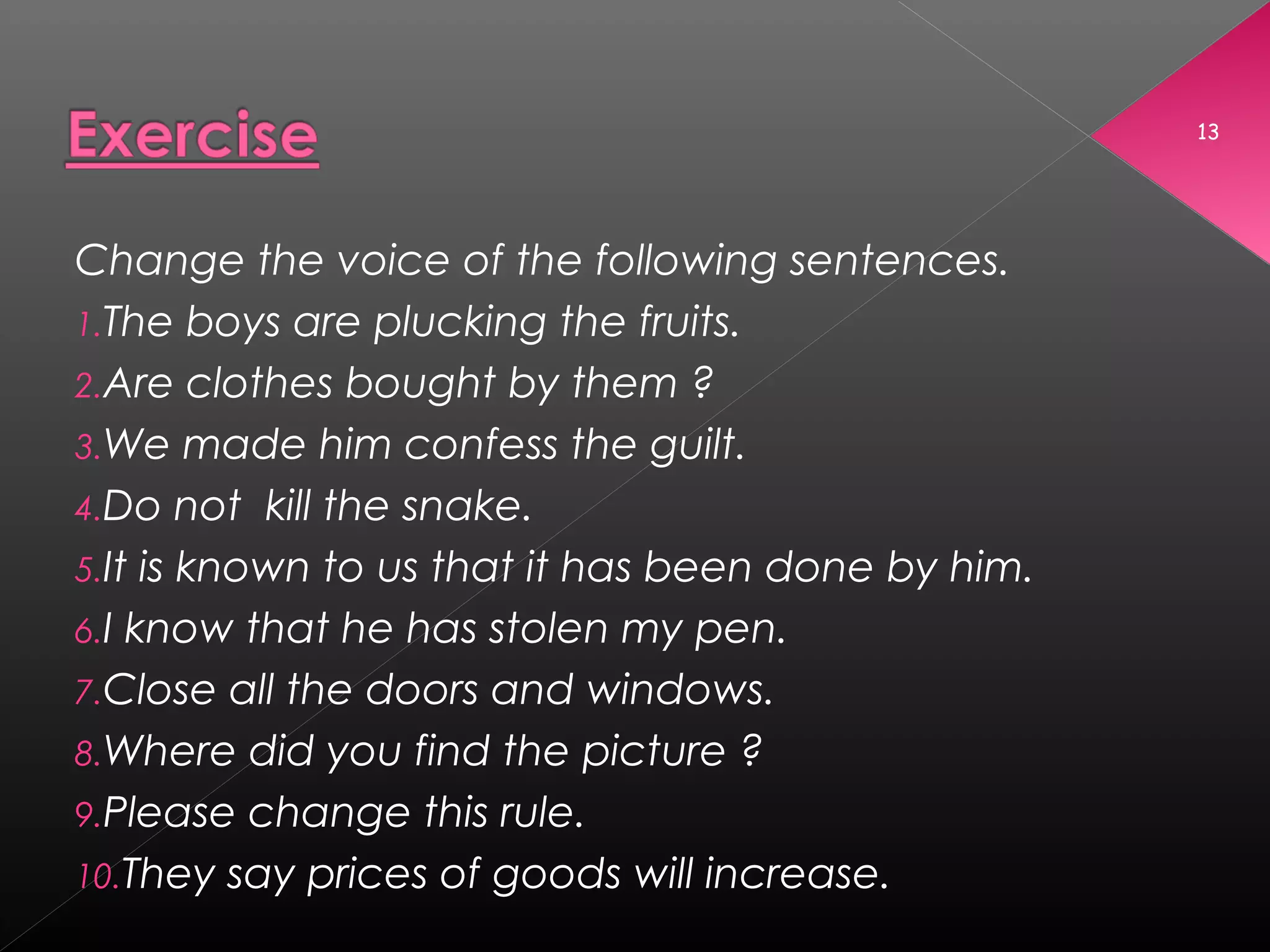Active and passive voice | PPT