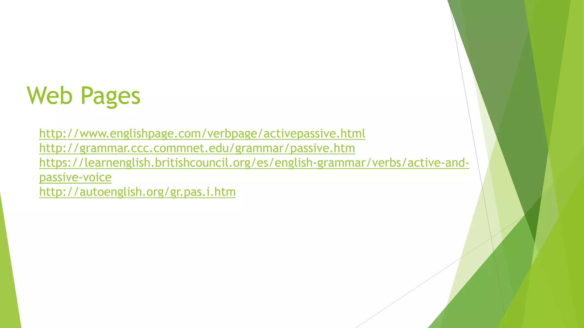 Active and passive voice | PPTX