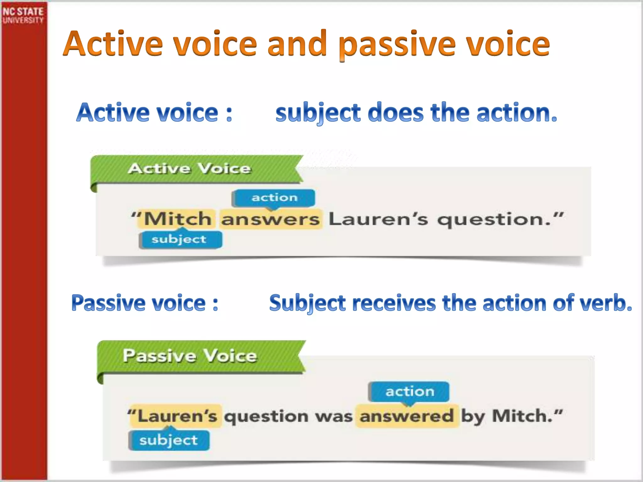 Active and passive voice | PPTX