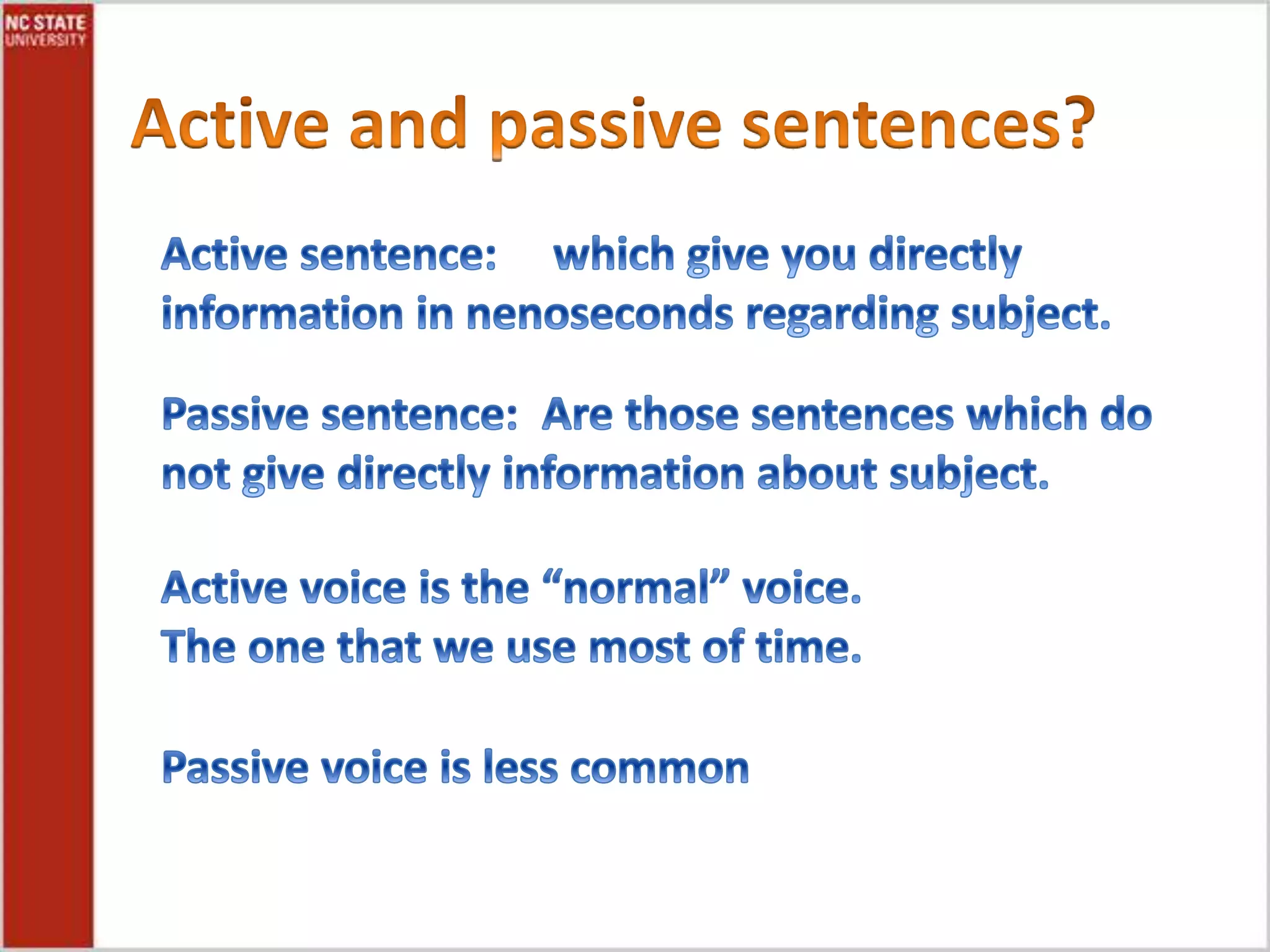 Active and passive voice | PPTX