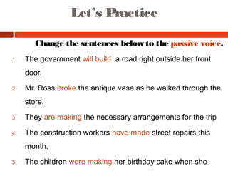 Active and passive voice | PPT