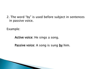 Change the voice | PPTX