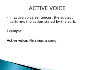 Change the voice | PPTX