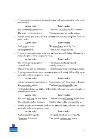 Active and passive_voice | PDF