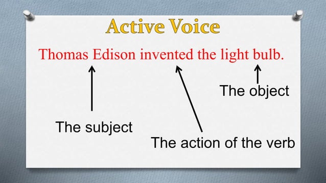 Active and Passive Voice GRADE 8 ENGLISH | PPTX