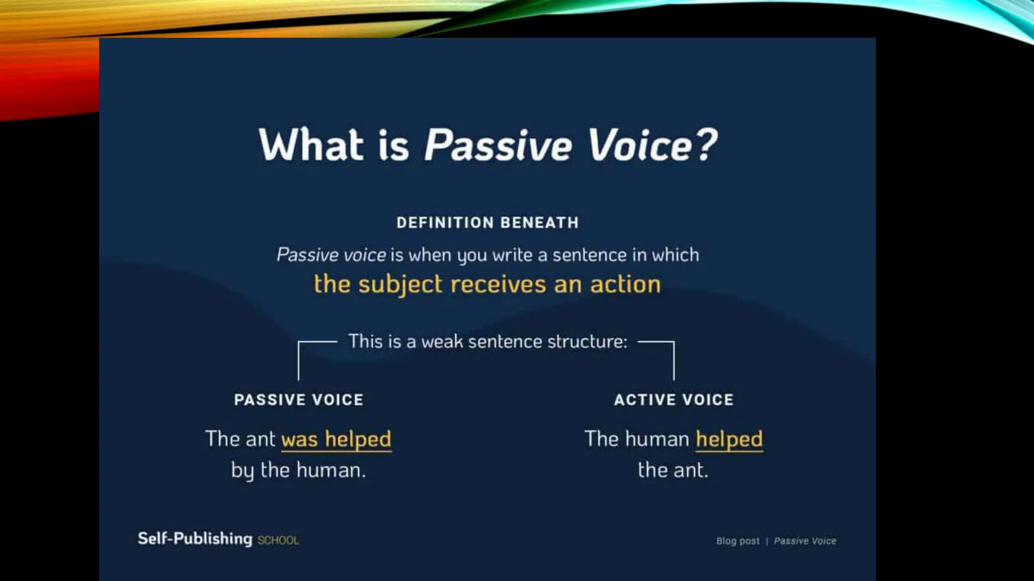 ACTIVE AND PASSIVE VOICE - ENGLISH GRAMMAR | PPTX