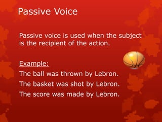 Active and Passive Voice.pptx 2424123558 | PPT