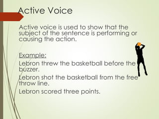 Active and passive for human understanding voice.ppt