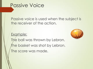 Active and passive for human understanding voice.ppt