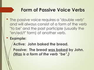 Active and passive for human understanding voice.ppt