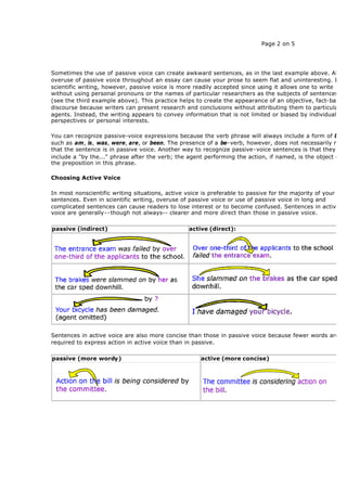 Mastering Active and Passive Voice for Clear Writing | PDF