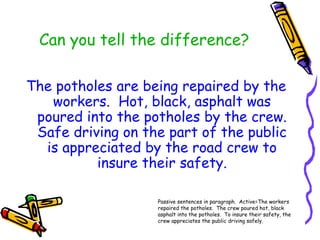 Active and Passive Voice a Lesson for basic education subject | PPT