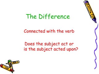 Active and Passive Voice a Lesson for basic education subject | PPTX